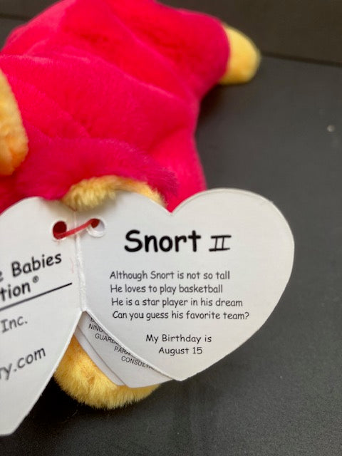 Ty Original Beanie Baby Snort II